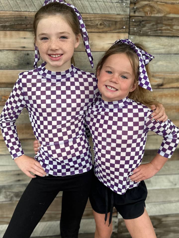 PREORDER Mini Pep Rally Mesh Top – Range + Ruffle
